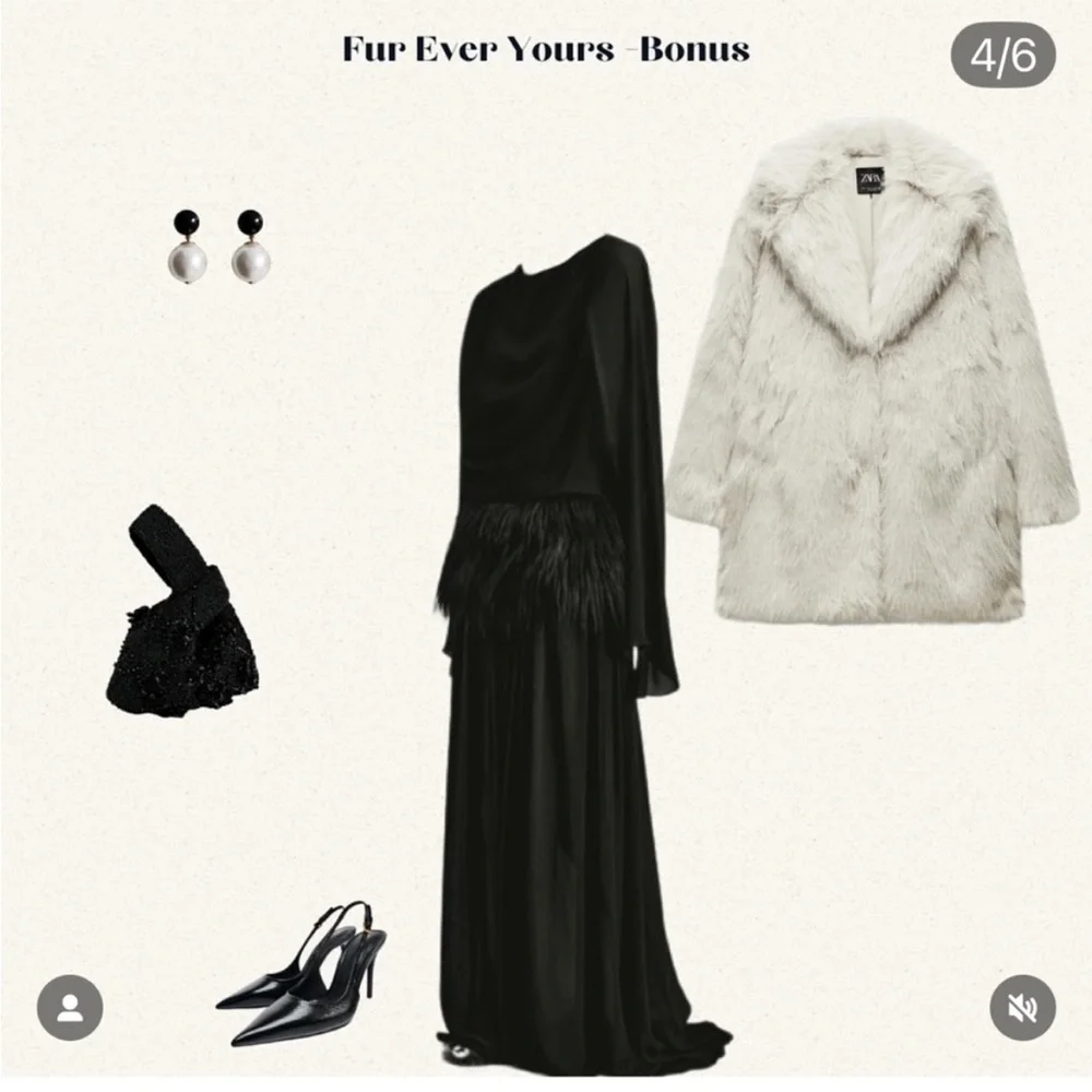 Zara | Dresses | Zara Faux Fur Sash Dress | Poshmark